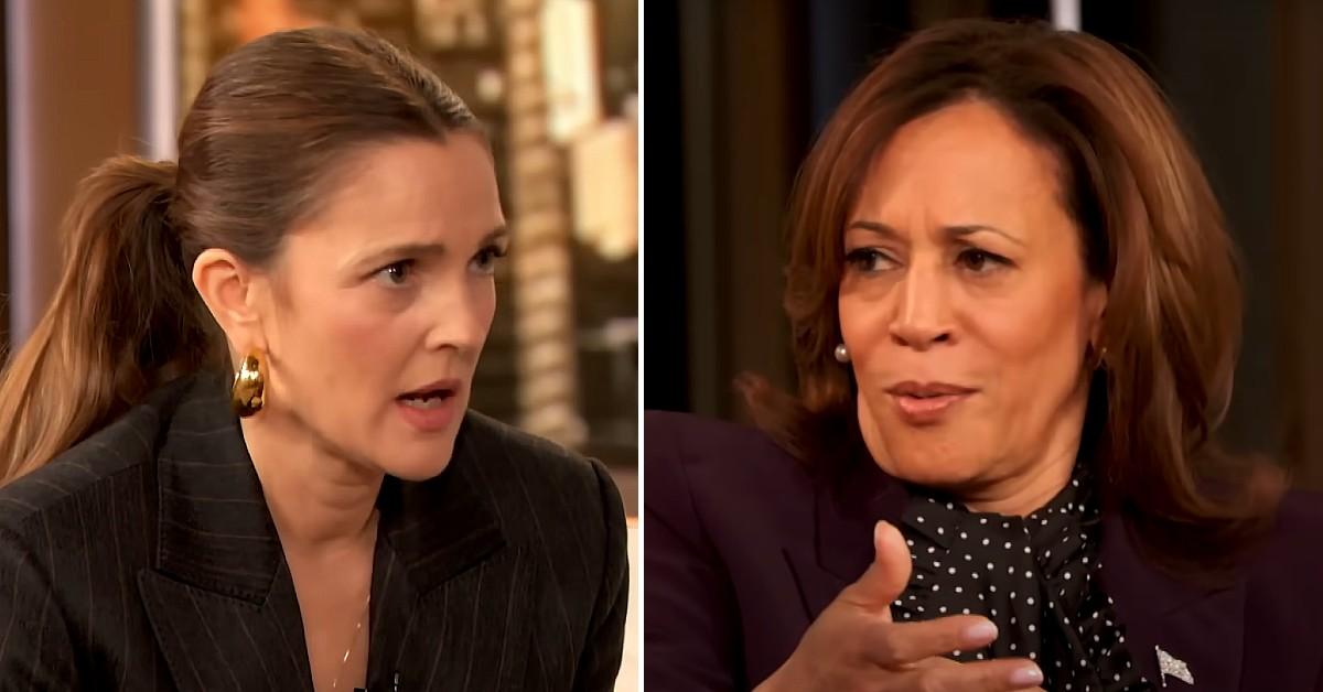 Drew Barrymore Was 'Sick' To Her Stomach Before Kamala Harris Sit-Down