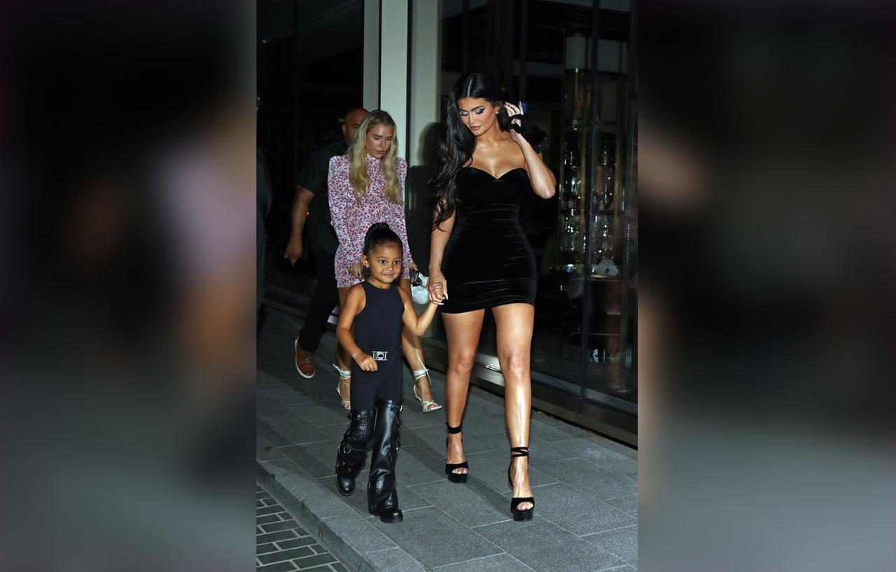 Kylie Jenner & Daughter Stormi Webster Rock Matching Futuristic 'Fits