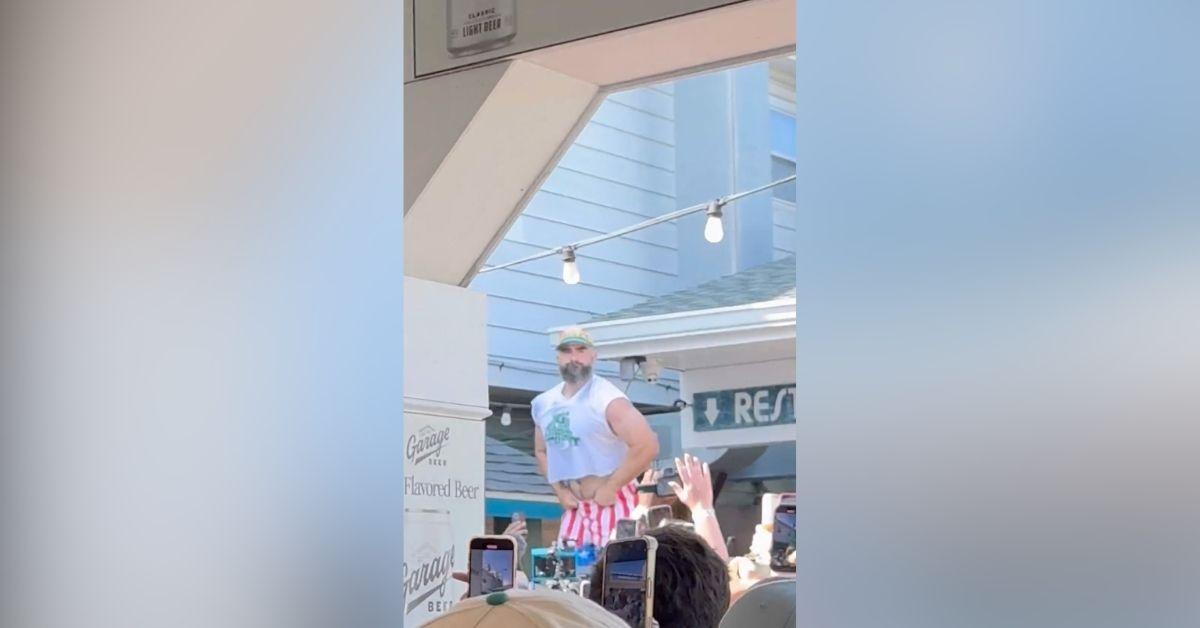 Jason Kelce Strips Down To His Speedo In Shocking Video