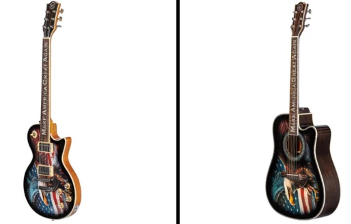 Donald Trump Roasted For Selling Limited Edition '45' Guitar