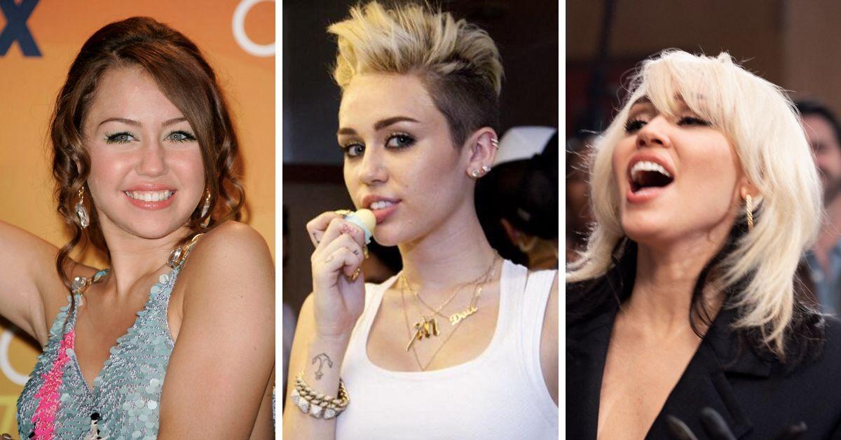 Miley Cyrus Transformation Over The Years Photos Of The Disney Alum