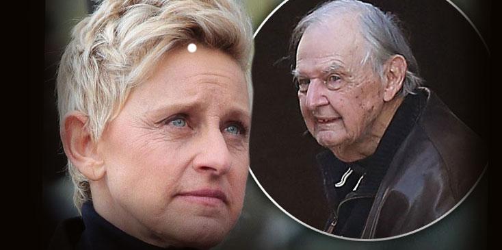Ellen's Agony As Frail Dad, 91, Fights For Life