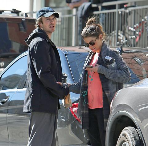 Nikki Reed Shows Off Her Gorgeous Engagement Ring While Out With Ian ...