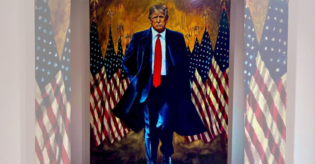 President Donald Trump Trolled For New White House Portrait Of Himself