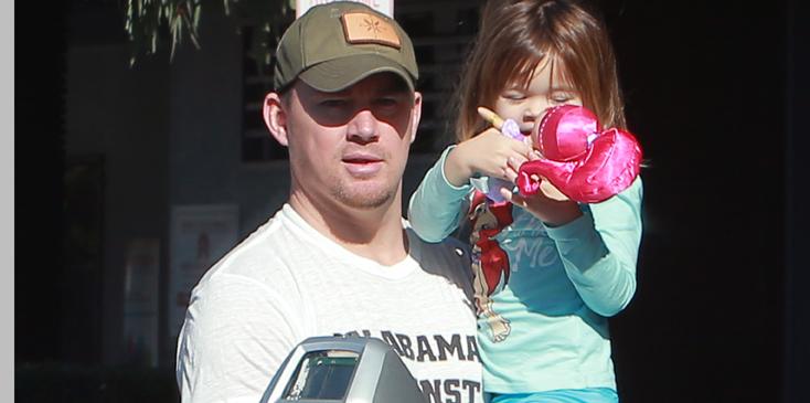 Too Cute! Channing Tatum Is Spotted With Daughter Everly As He Admits ...