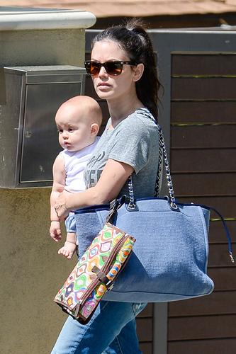 Mommy’s Mini-Me! Rachel Bilson Out And About With Baby Girl Briar Rose ...