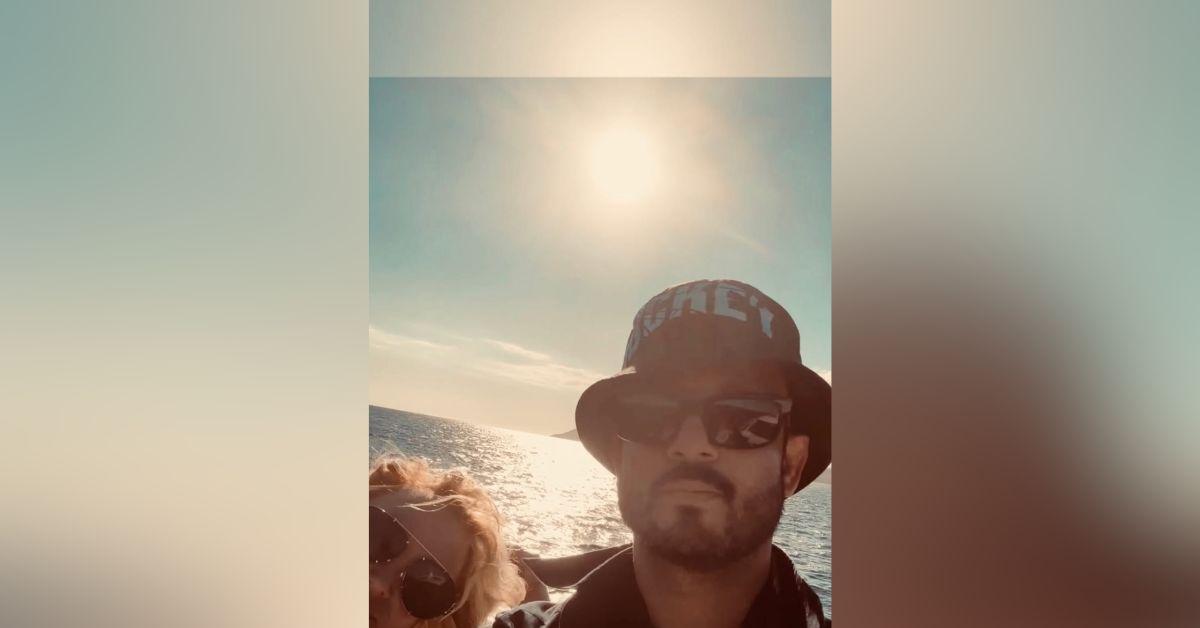 Britney Spears Pops Out Of Bikini With Vodka Bottle & Mystery Man