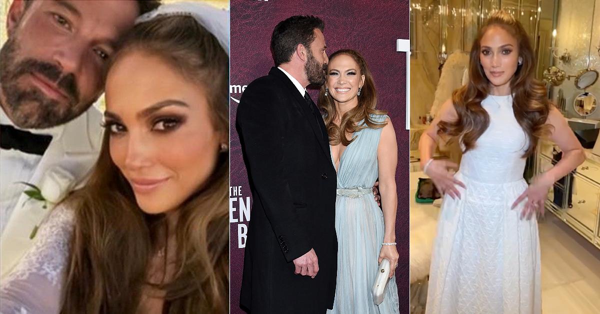 What Wedding Dress Did J.Lo Wear For Marriage To Ben Affleck?