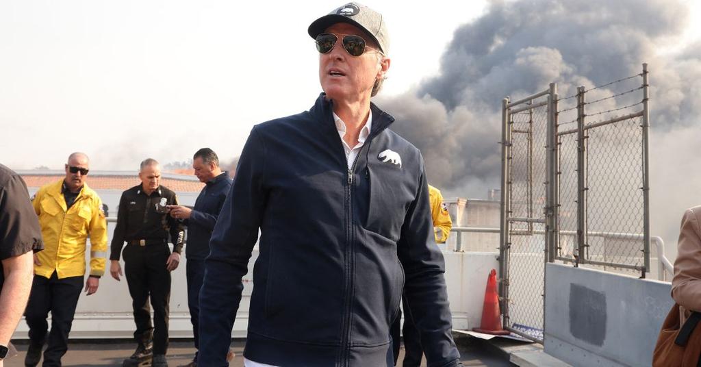 Gavin Newsom Slammed For 'Awkward' Interview About L.A. Wildfires