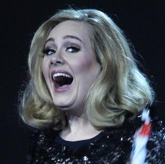 Adele Gives the Finger to Execs at 2012 BRIT Awards