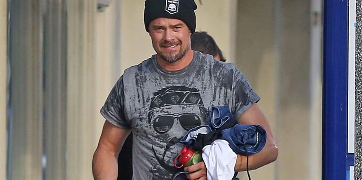 Josh Duhamel Shows His Sweaty Abs Post-Workout