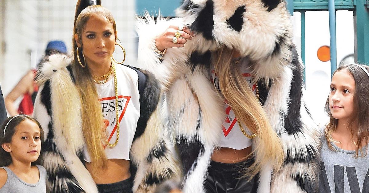 Jennifer Lopez Takes Emme To Her NYC Music Video Set