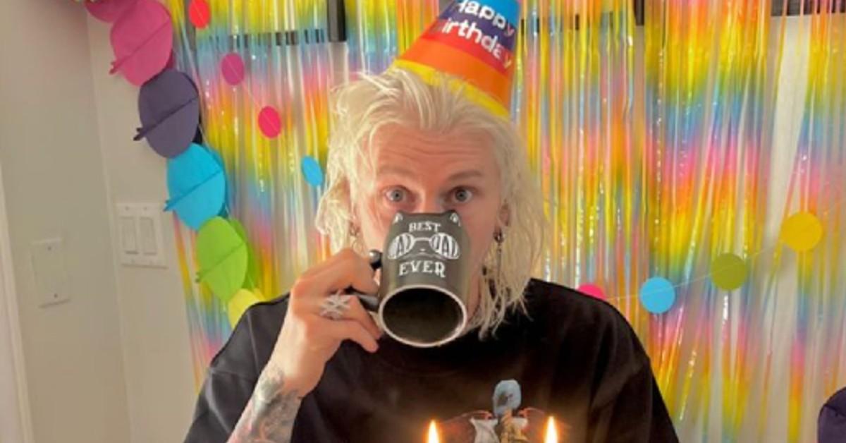 Megan Fox Nowhere to be Seen at Machine Gun Kelly's Birthday Party