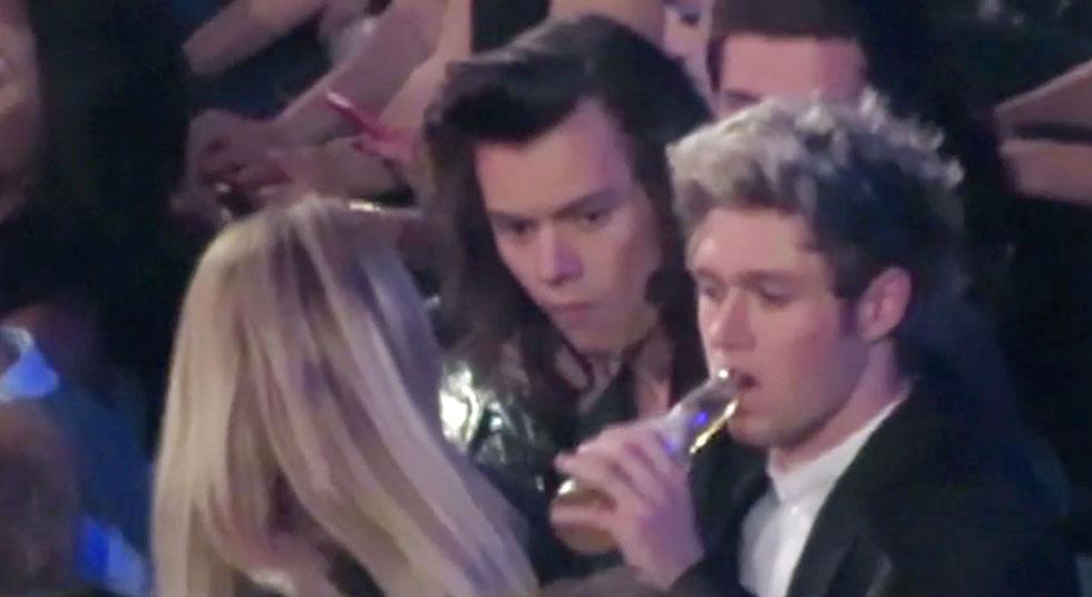 WATCH: One Direction Drinks Beer, Mingles With Meghan Trainor At The ...