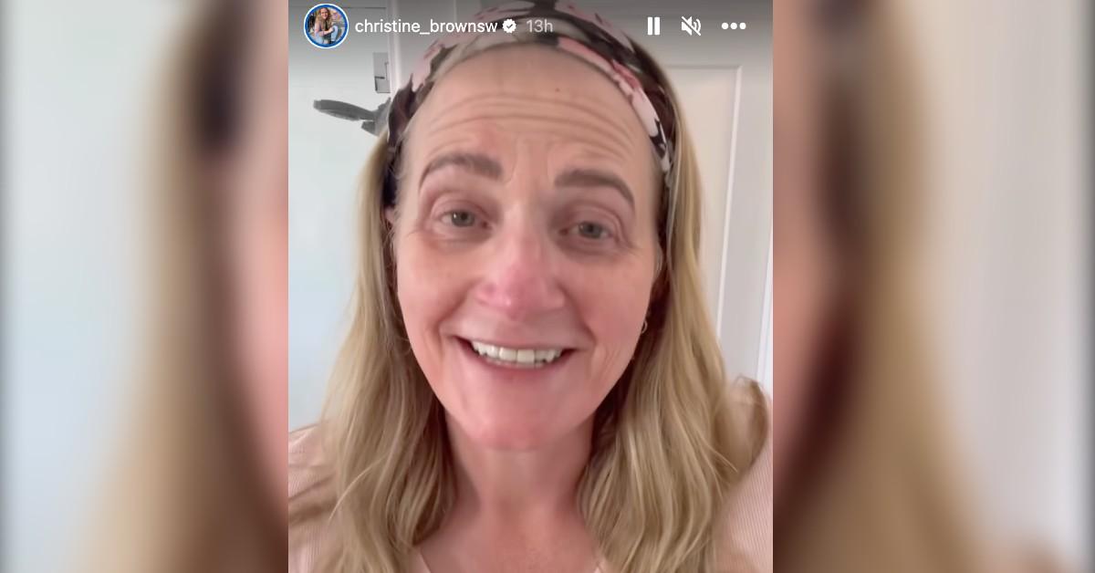 Sister Wives' Christine Brown, 51, Goes Completely Makeup-Free