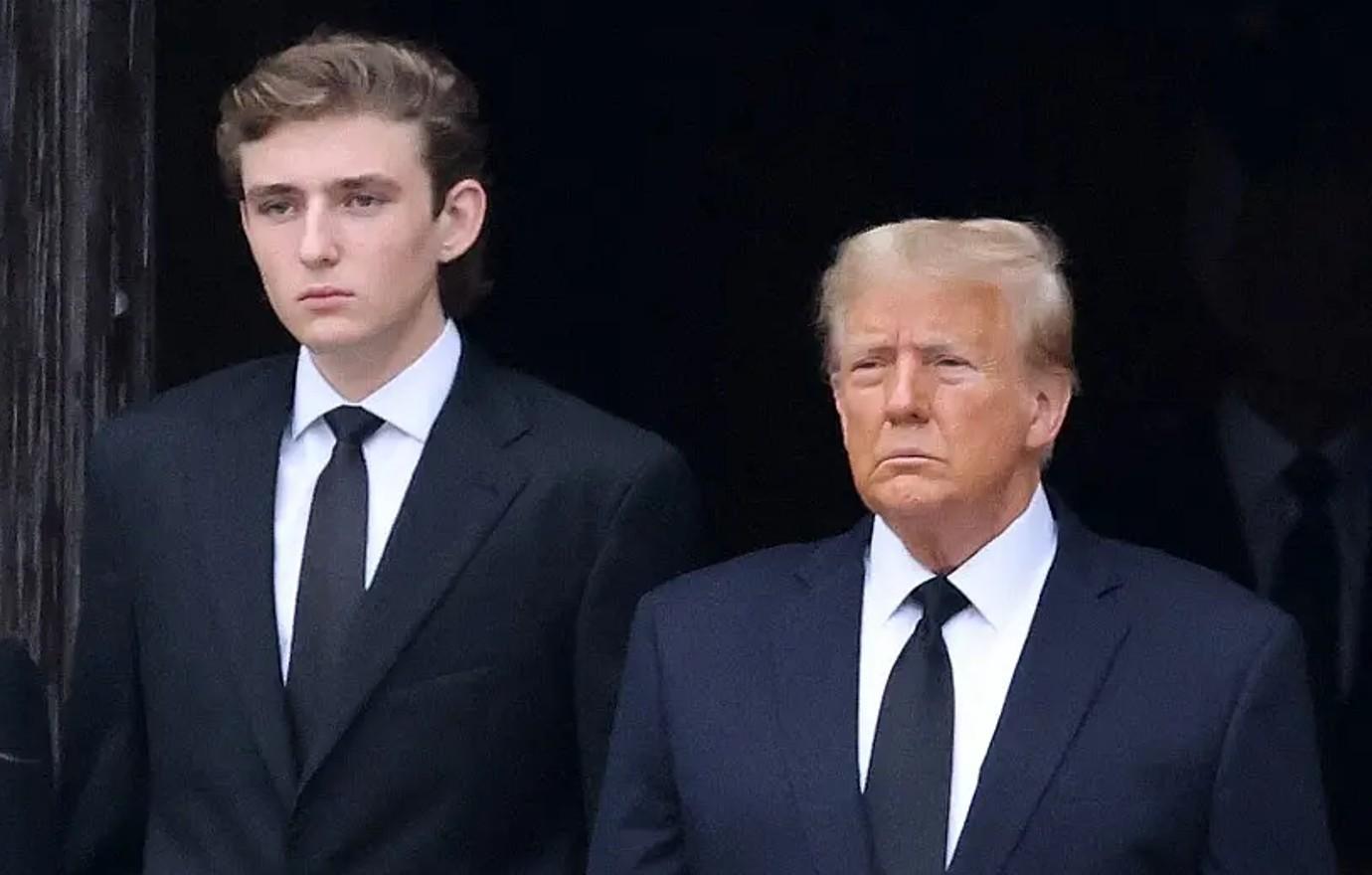 Donald Trump 'Barely Made It' To Son Barron's Graduation On Time
