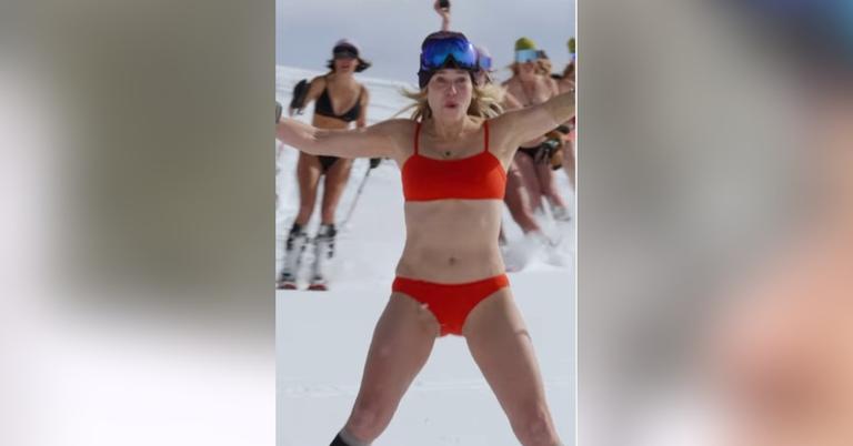 Chelsea Handler Strips Down To Ski On Her 50th Birthday