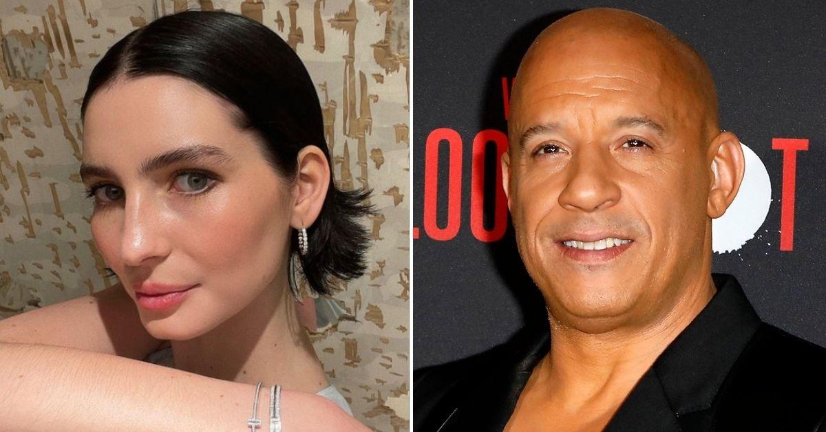Vin Diesal Walks Meadow Walker Down The Aisle At Wedding