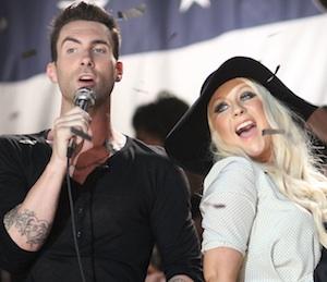 Christina Aguilera & Adam Levine Clash on 'The Voice'