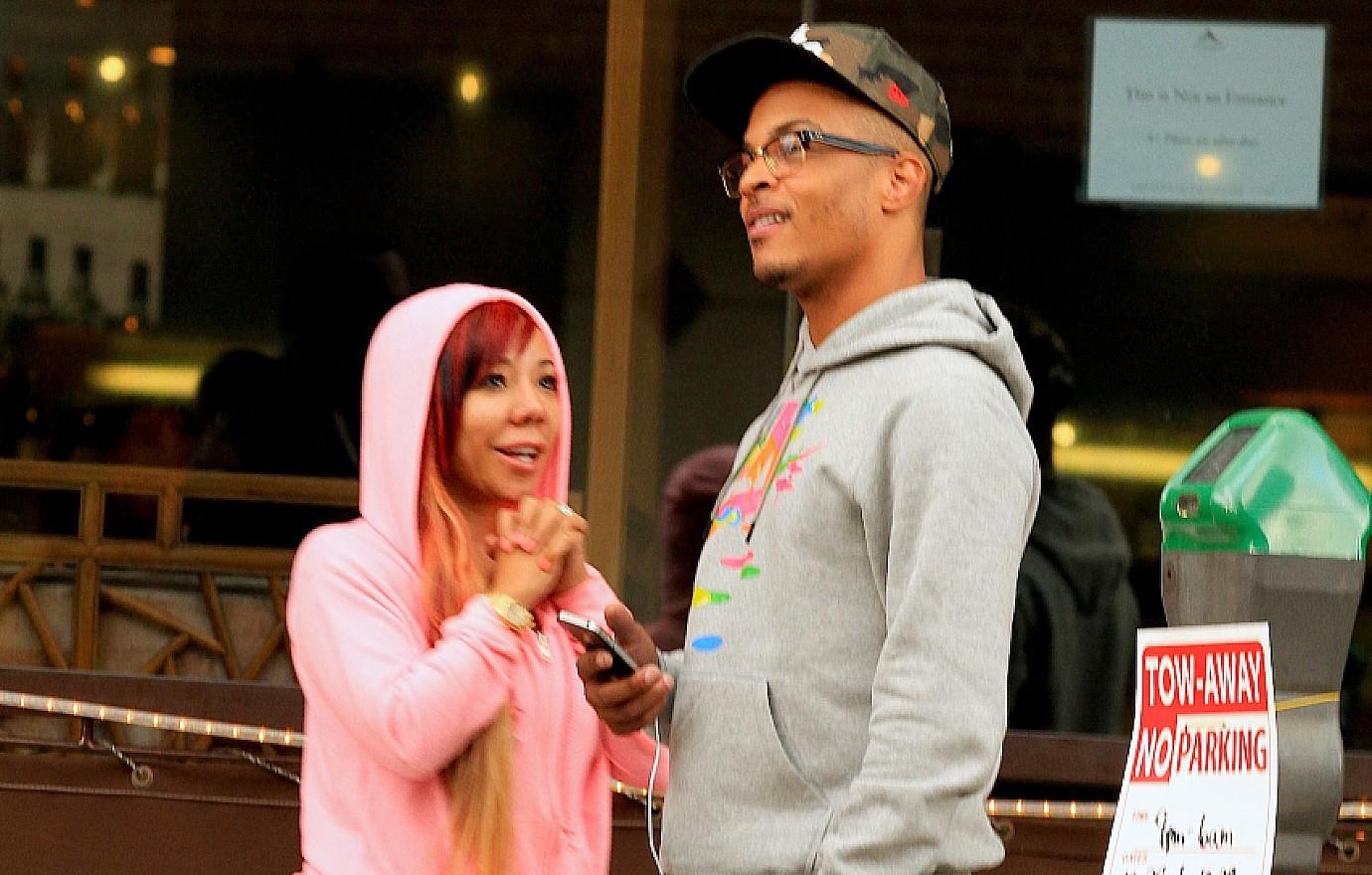 T.I. & His Son Get Into Screaming Match At Atlanta Falcons Game