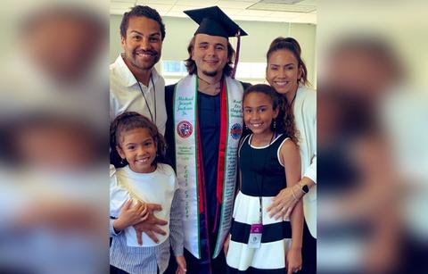 Michael Jackson’s Son Blanket Attends Brother Prince’s College Grad