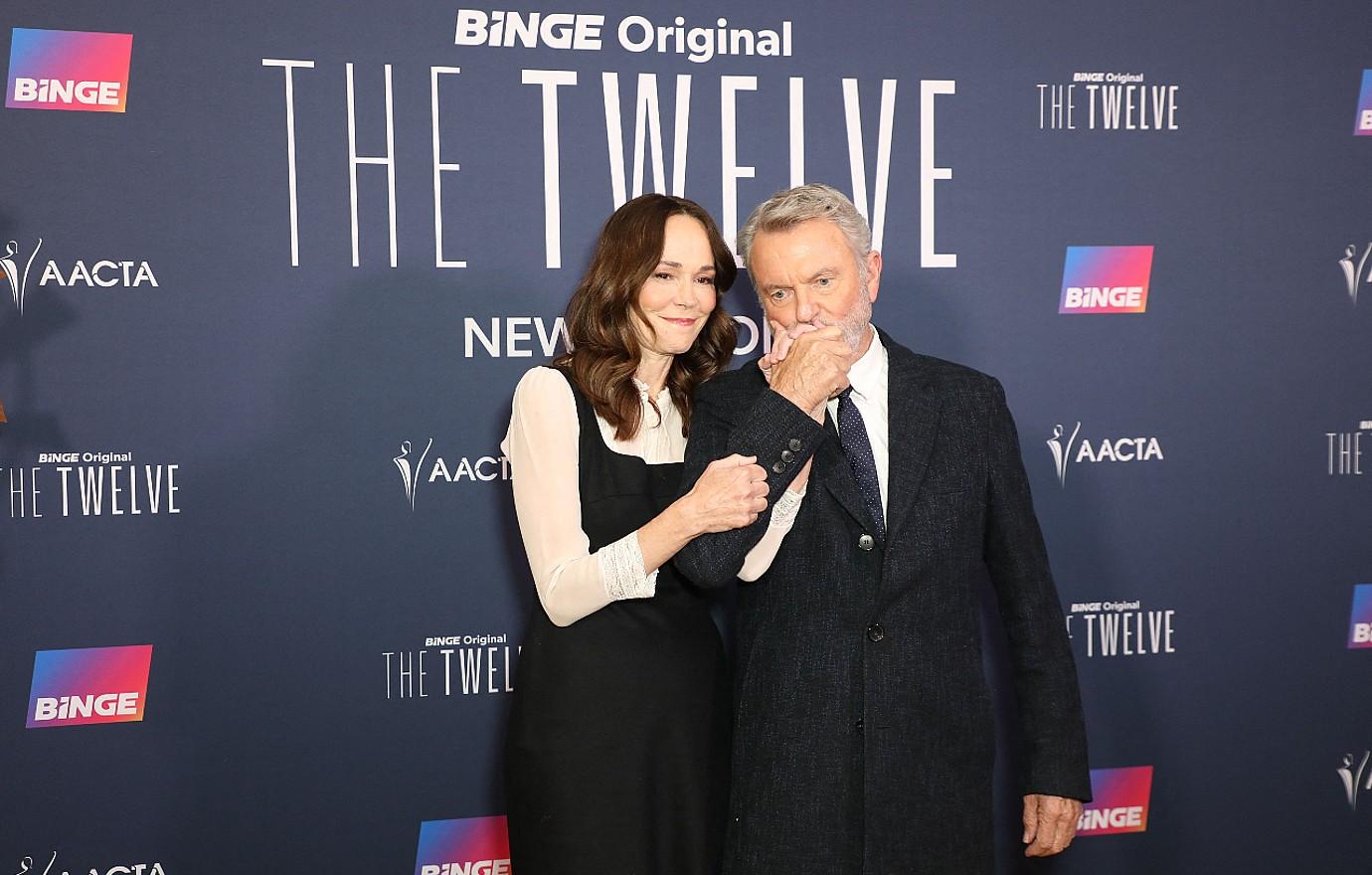 Sam Neill All Smiles at 'The Twelve' Premiere In Sydney