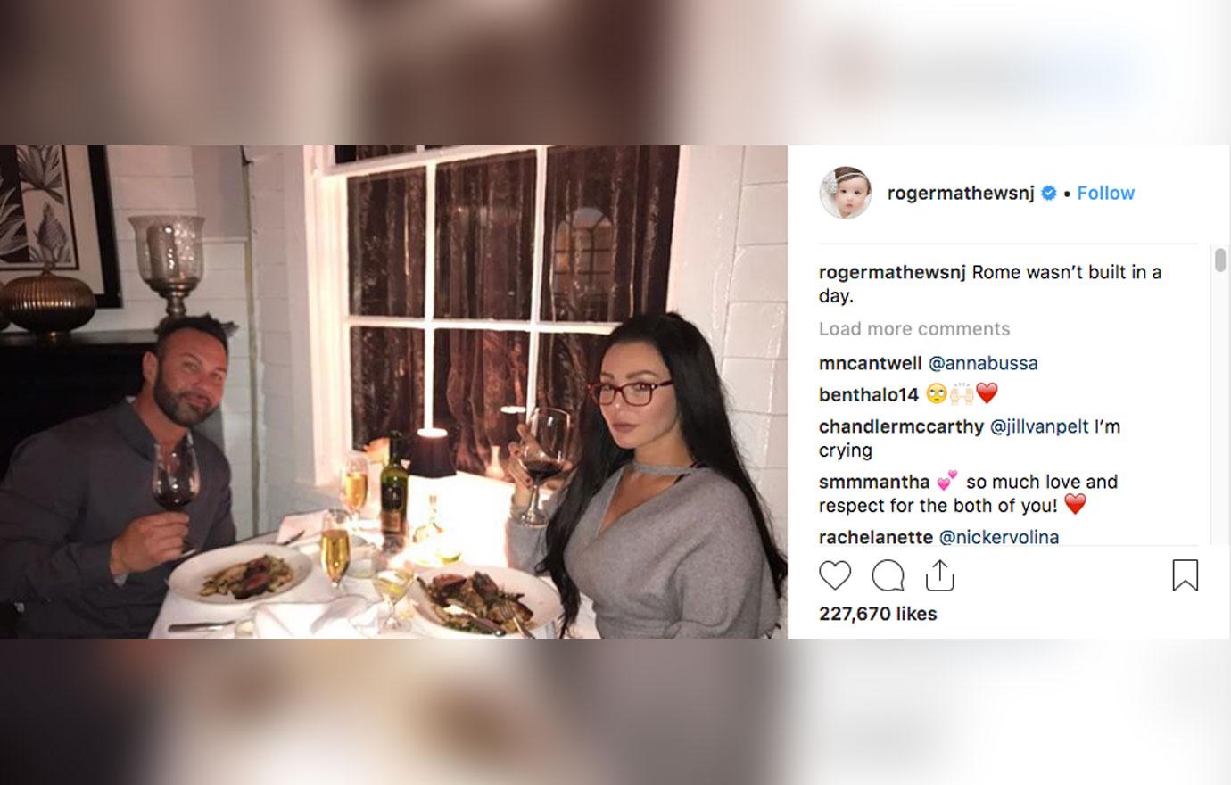 Jwoww And Roger Mathews Go On Anniversary Date Amid Divorce