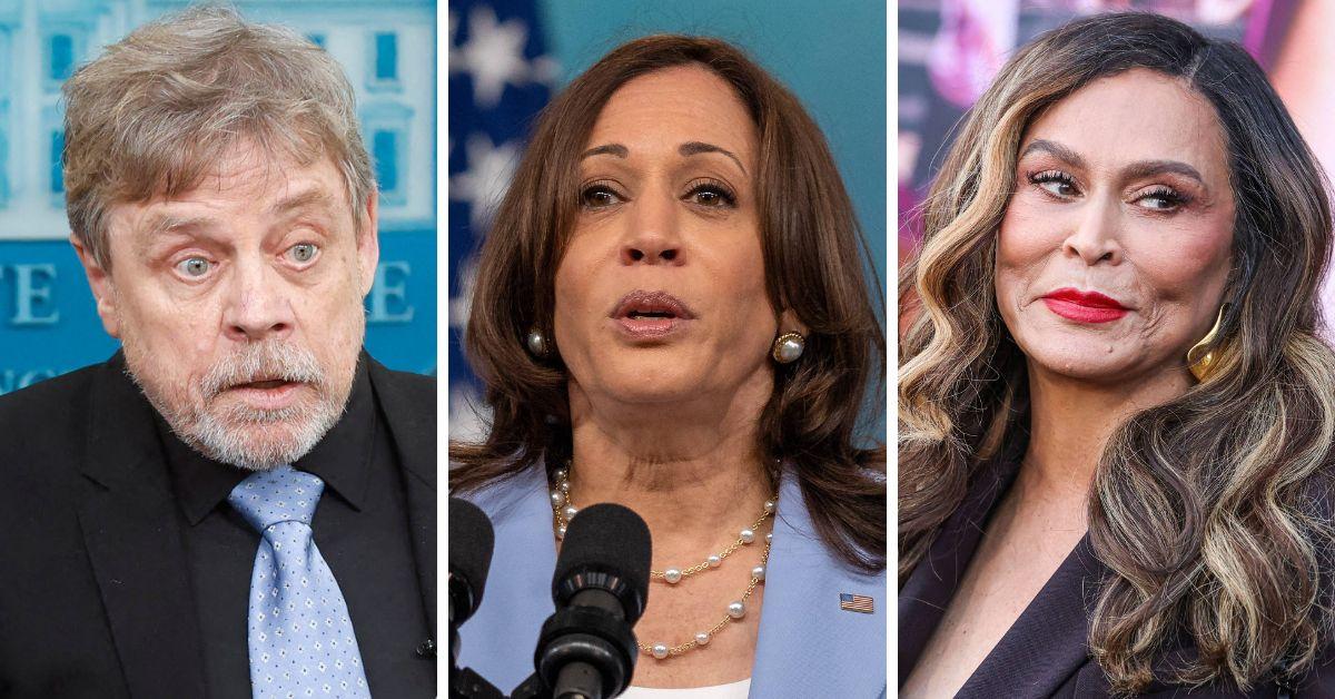 Celebrities Who Have Endorsed Kamala Harris: Mark Hamill, Tina Knowles
