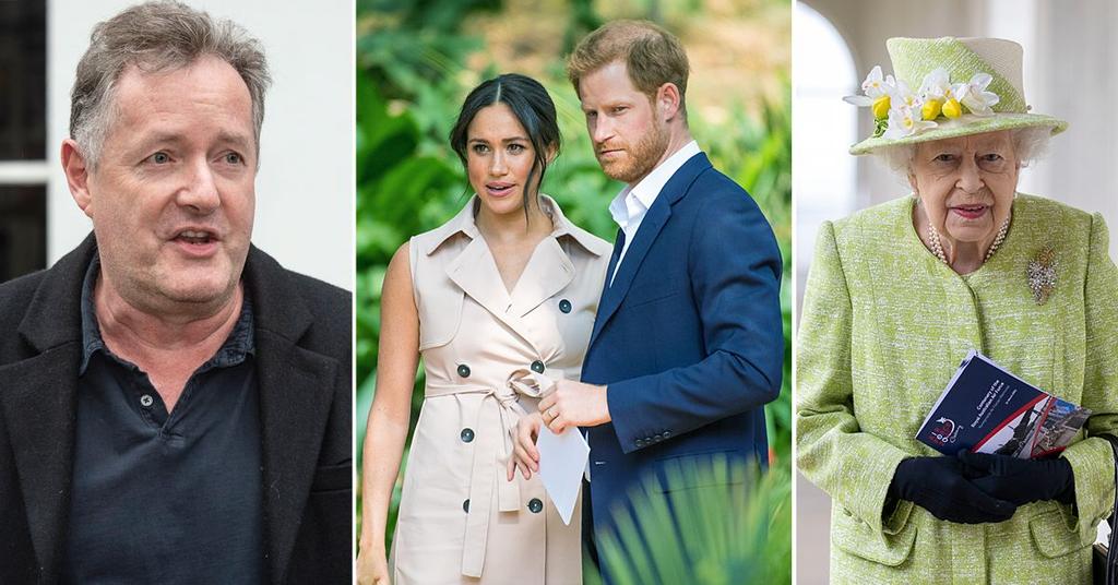 Piers Morgan Says Meghan Markle & Harry Made Queen's Life 'Difficult'