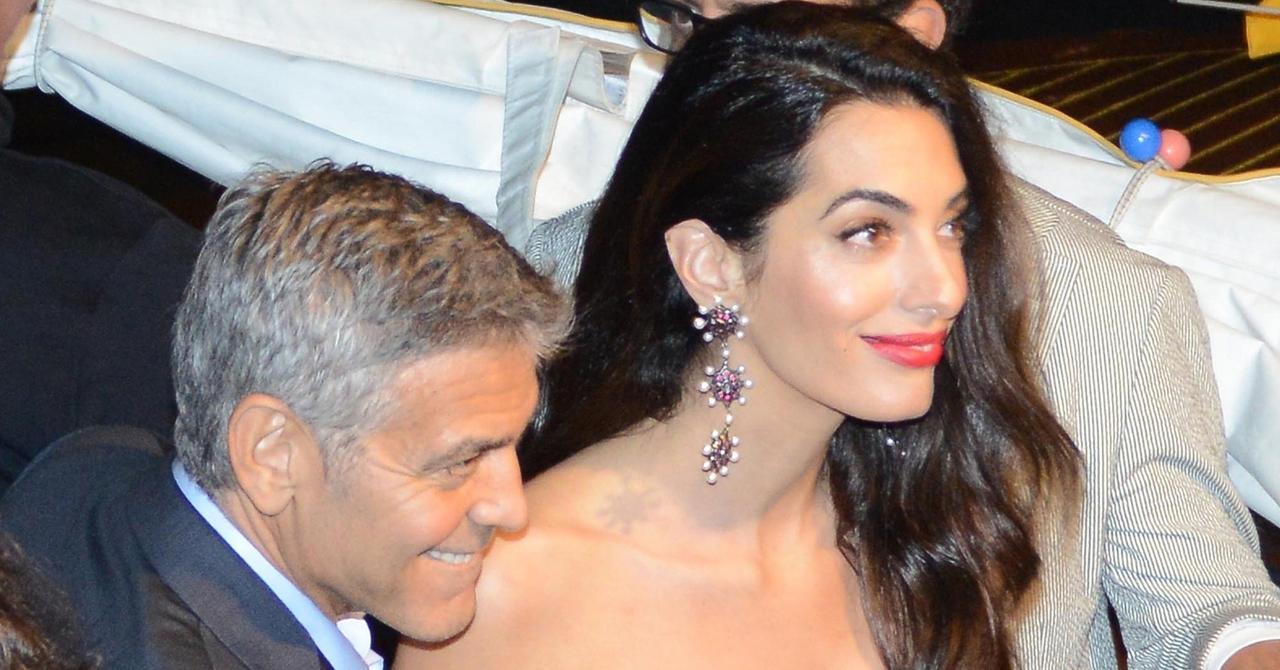 Amal Clooney Shows Off Post-Baby Body During Date Night In Italy