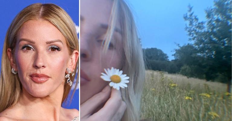 Ellie Goulding Praised For 'Gorgeous' Shirtless Snaps In Field: Photos