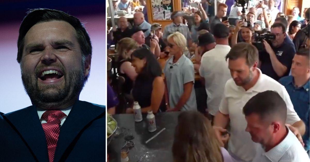'Awkward' J.D. Vance Bashed After Woman Refuses A Photo With Him