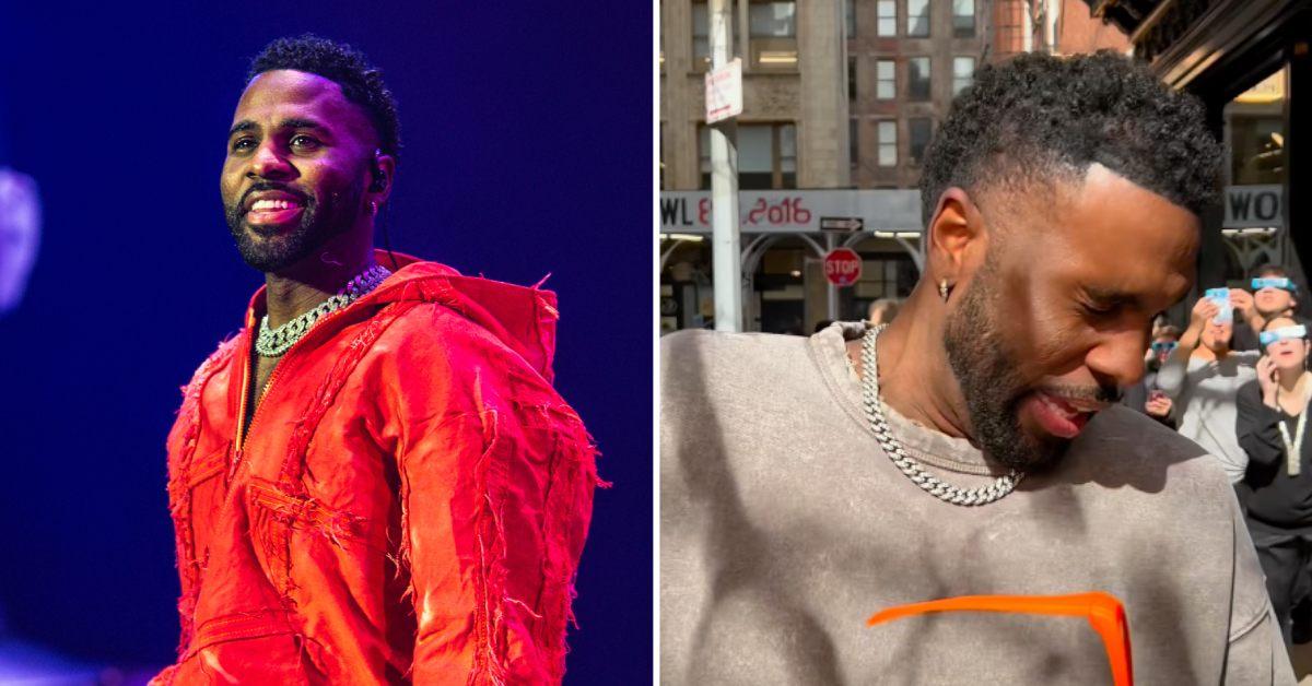 Jason Derulo Sparks Concern After Looking At Eclipse Without Glasses