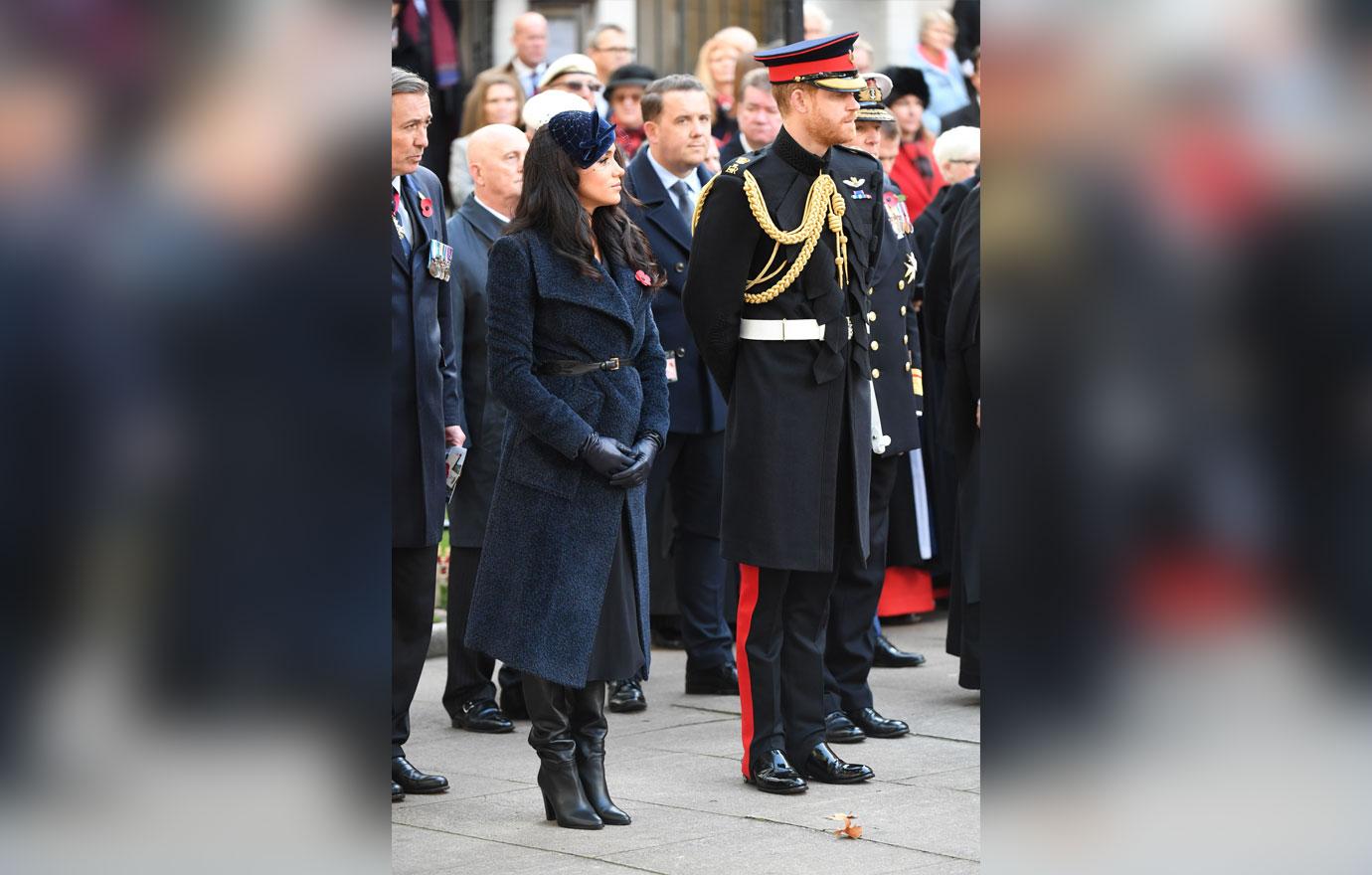 Meghan Markle Visits Field Of Remembrance For First Time With Prince Harry