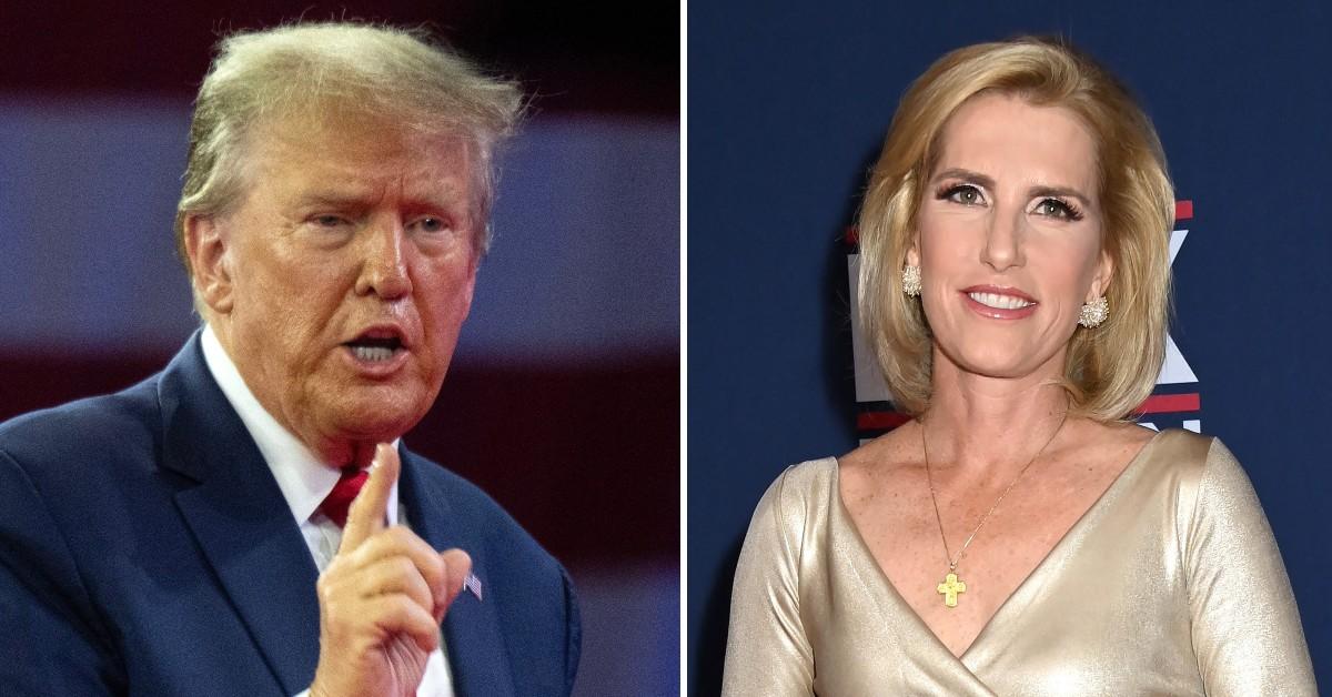 Donald Trump Looks 'Like A Wax Figure' Next To Laura Ingraham: Photo