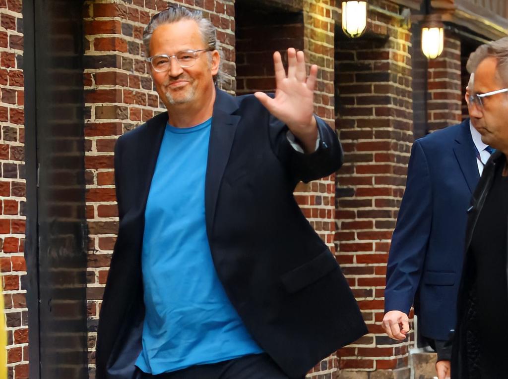 Matthew Perry Looks Disheveled During Lunch Date With Mystery Woman