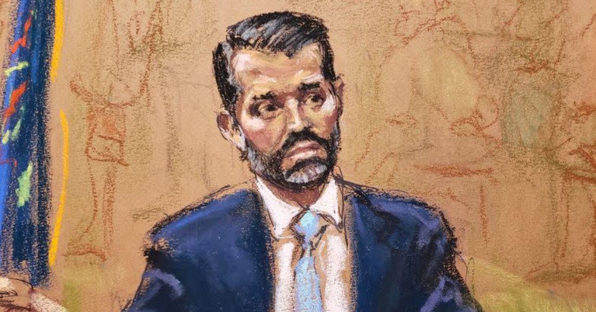 Donald Trump Jr. Asks Courtroom Sketch Artist To Make Him 'Look Sexy'