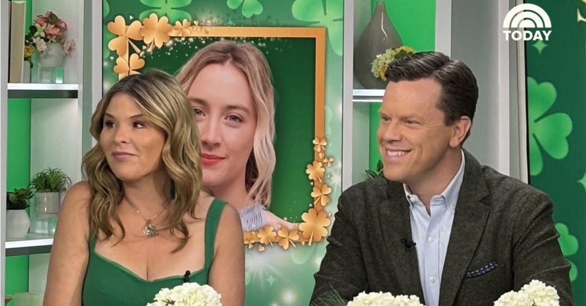 Jenna Bush Hager Spills On Dress During 'Today' St. Patrick's Day Show