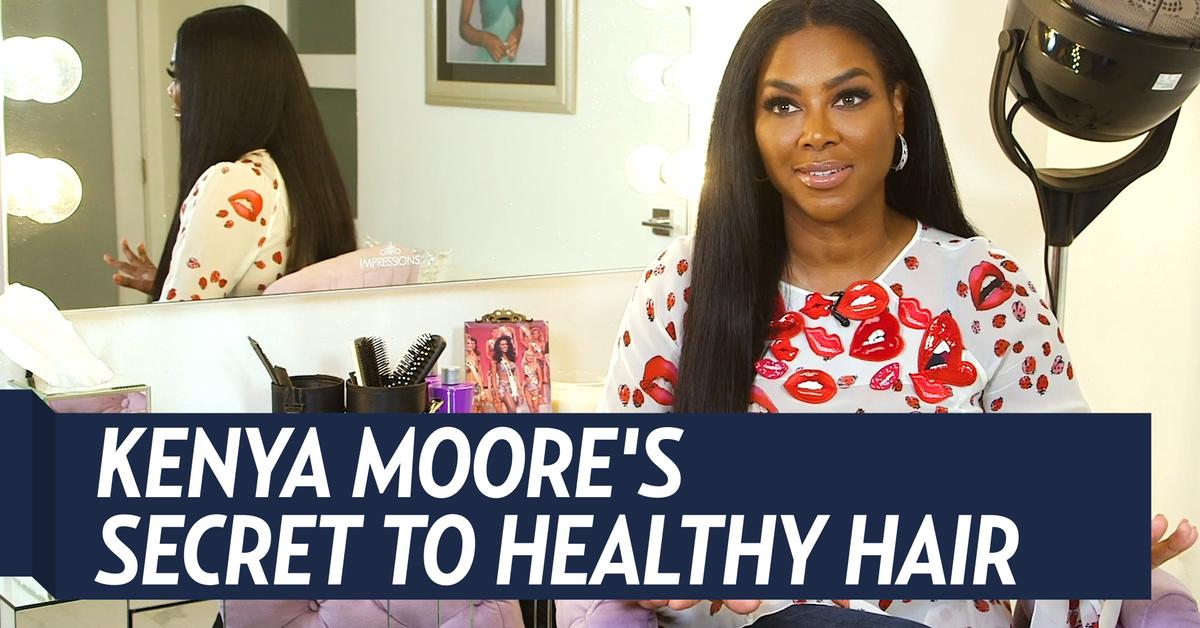 'RHOA' Star Kenya Moore Reveals Her 'Secret Weapon' for Healthy Hair