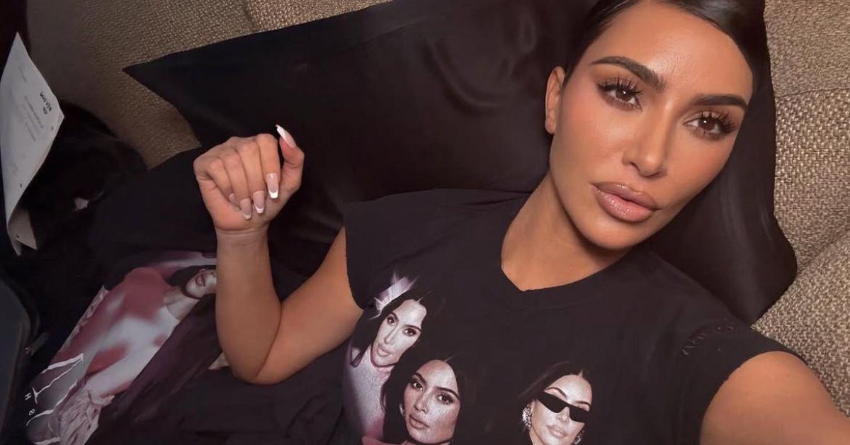 Kim Kardashian Spills Out Of Silver Bathing Suit Top In Hot New Photos