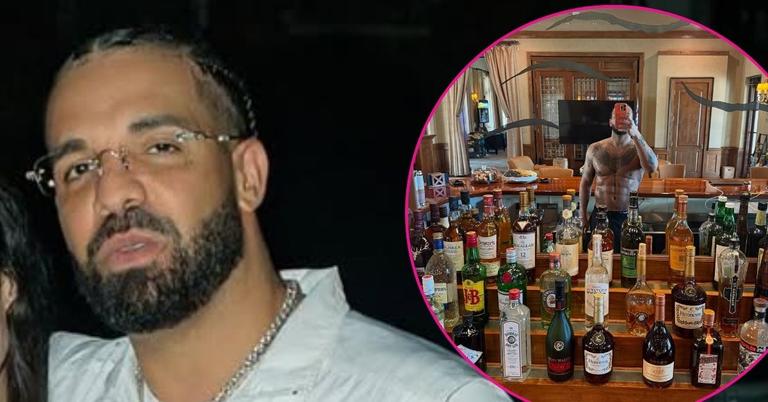 Drake Roasted For Flaunting 'Fake' Six-Pack Abs: Photo