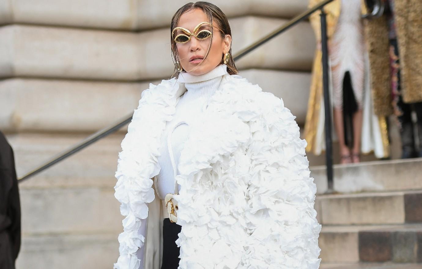 Jennifer Lopez's 'Demonic' Paris Fashion Show Look Slammed: Photos