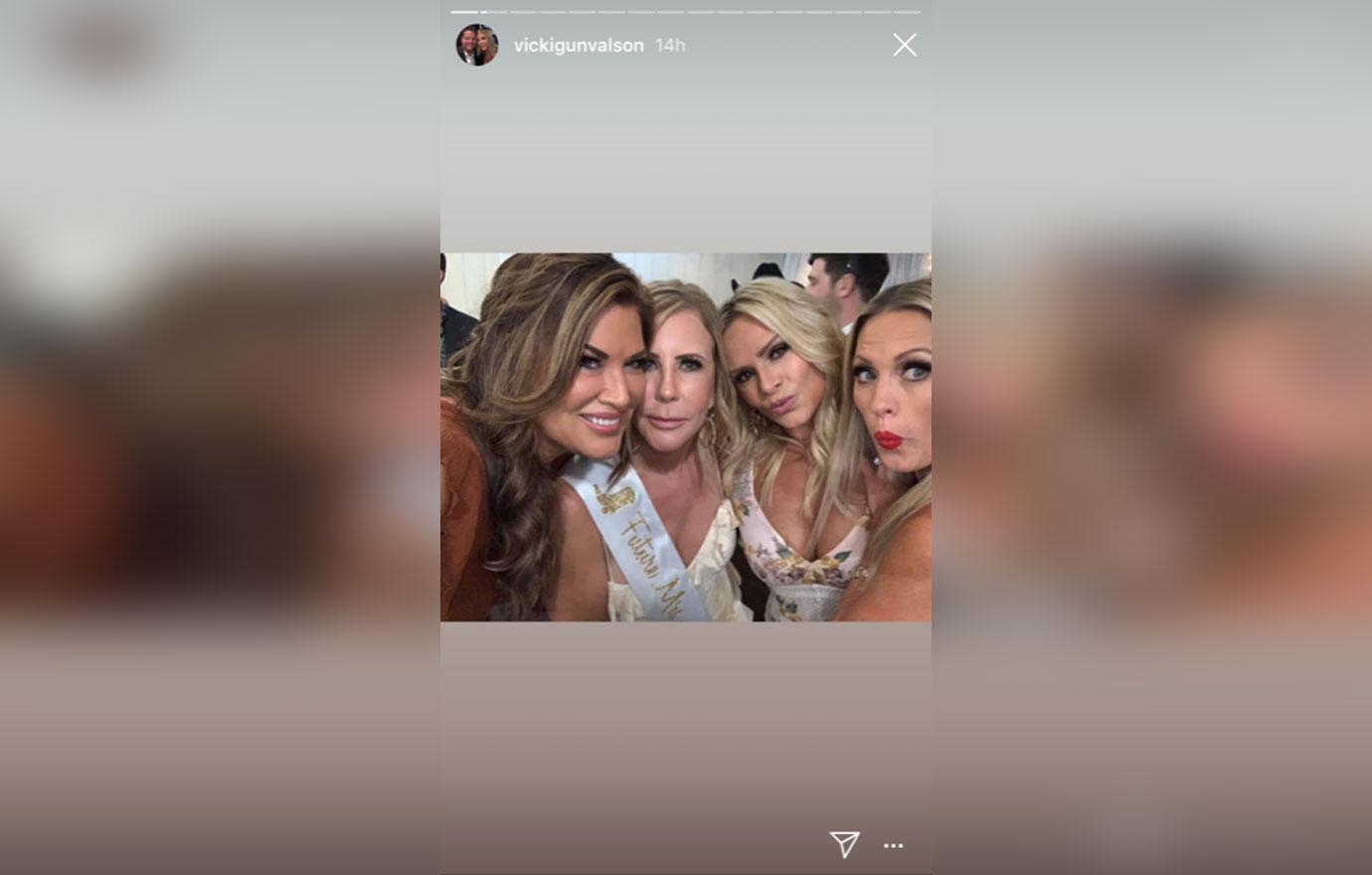 ‘RHOC’: Vicki Gunvalson Posts Intimate Pics From Her Engagement Party