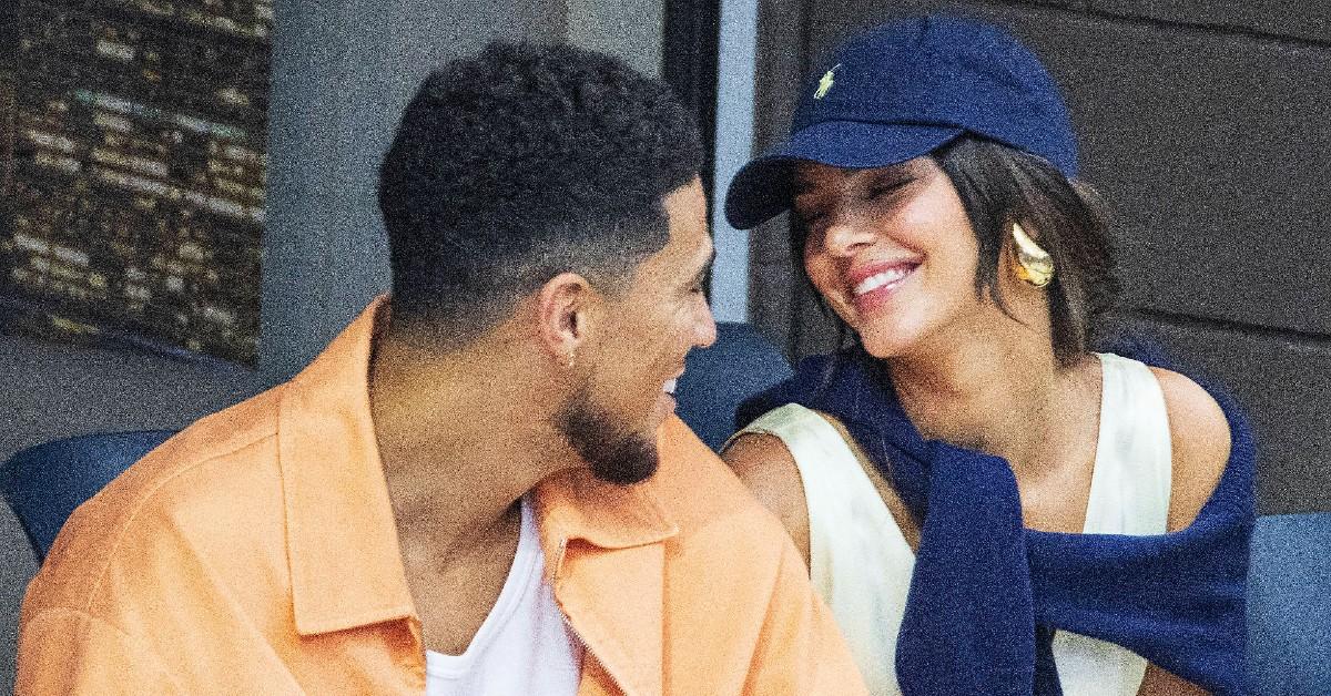 Kendall Jenner & Beau Devin Booker Pack On PDA At US Open
