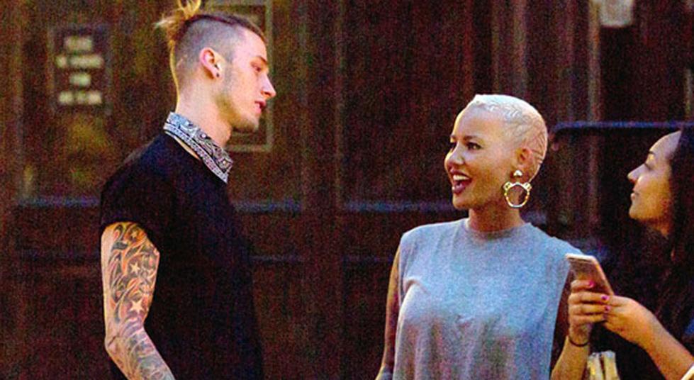 Amber Rose Talks Machine Gun Kelly, Says 'I Have A Blast With Him'