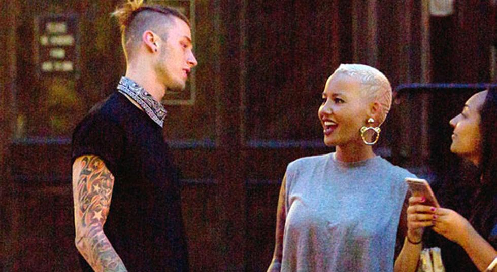 Amber Rose Talks Machine Gun Kelly, Says 'I Have A Blast With Him'