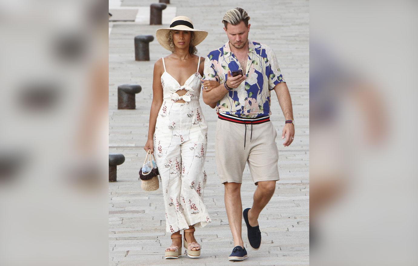 Newlyweds Leona Lewis & Husband Dennis Jauch Share Gelato In Italy