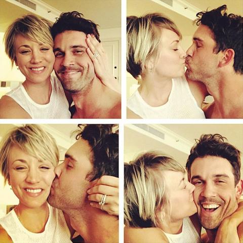 Kaley Cuoco And Ryan Sweeting Knock Divorce Talk With Kissing Picture ...