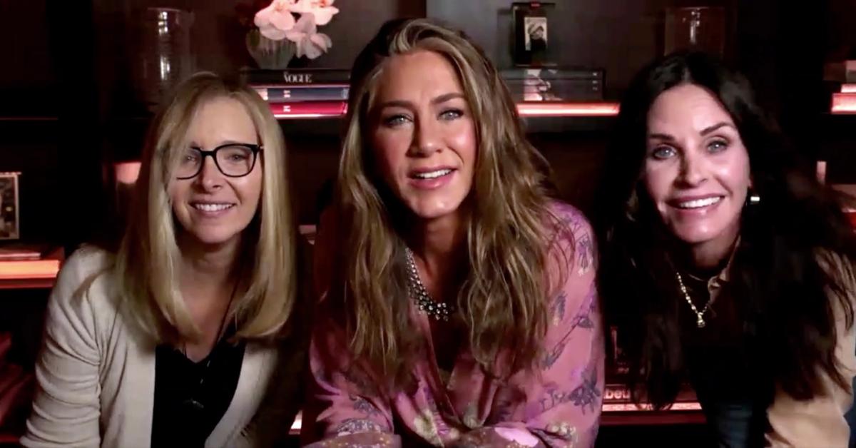 'Friends' Mini Reunion During Emmy Awards: Jennifer, Courteney, Lisa