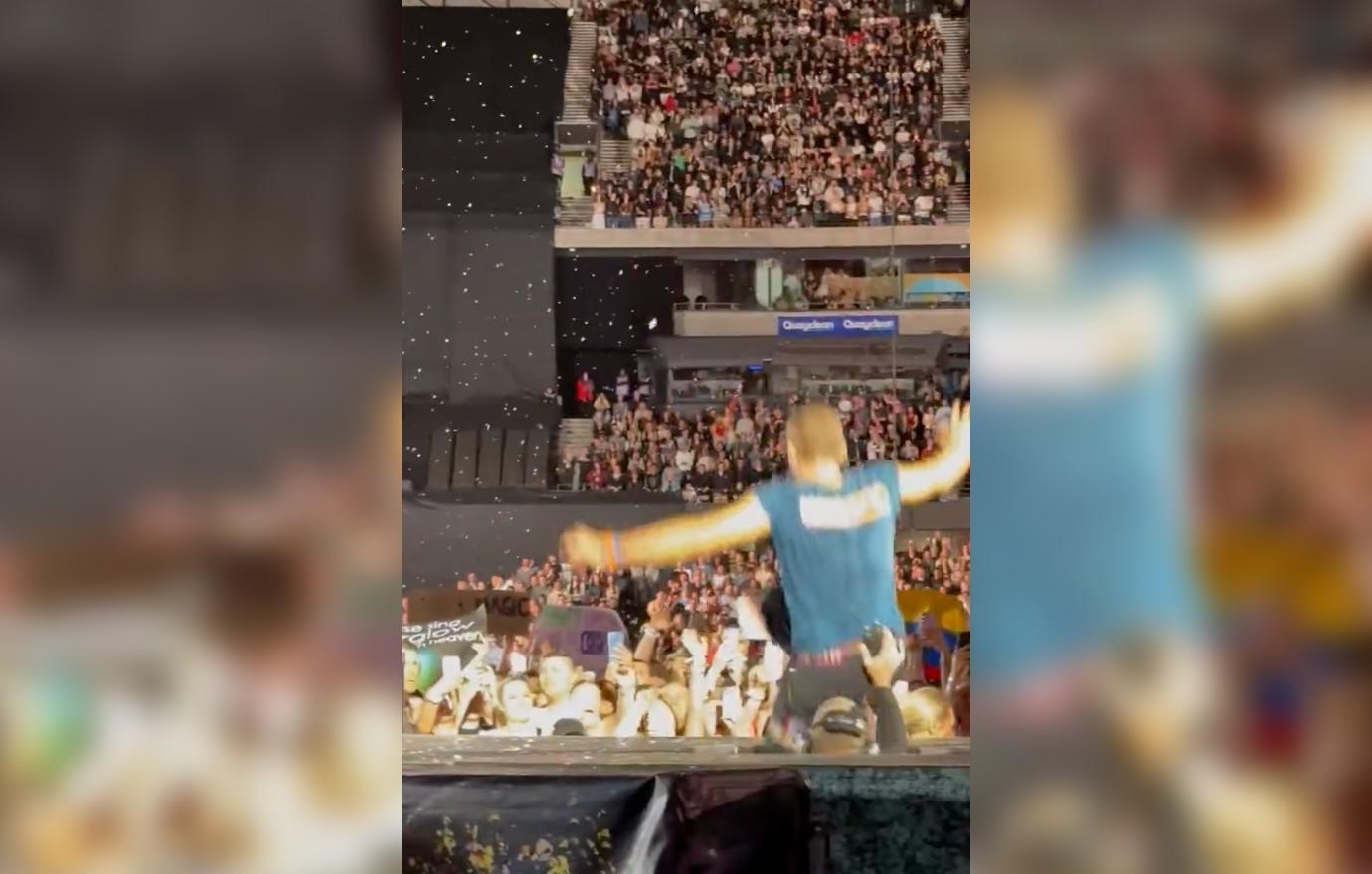 Chris Martin Falls Through Trap Door At Coldplay Concert: Watch